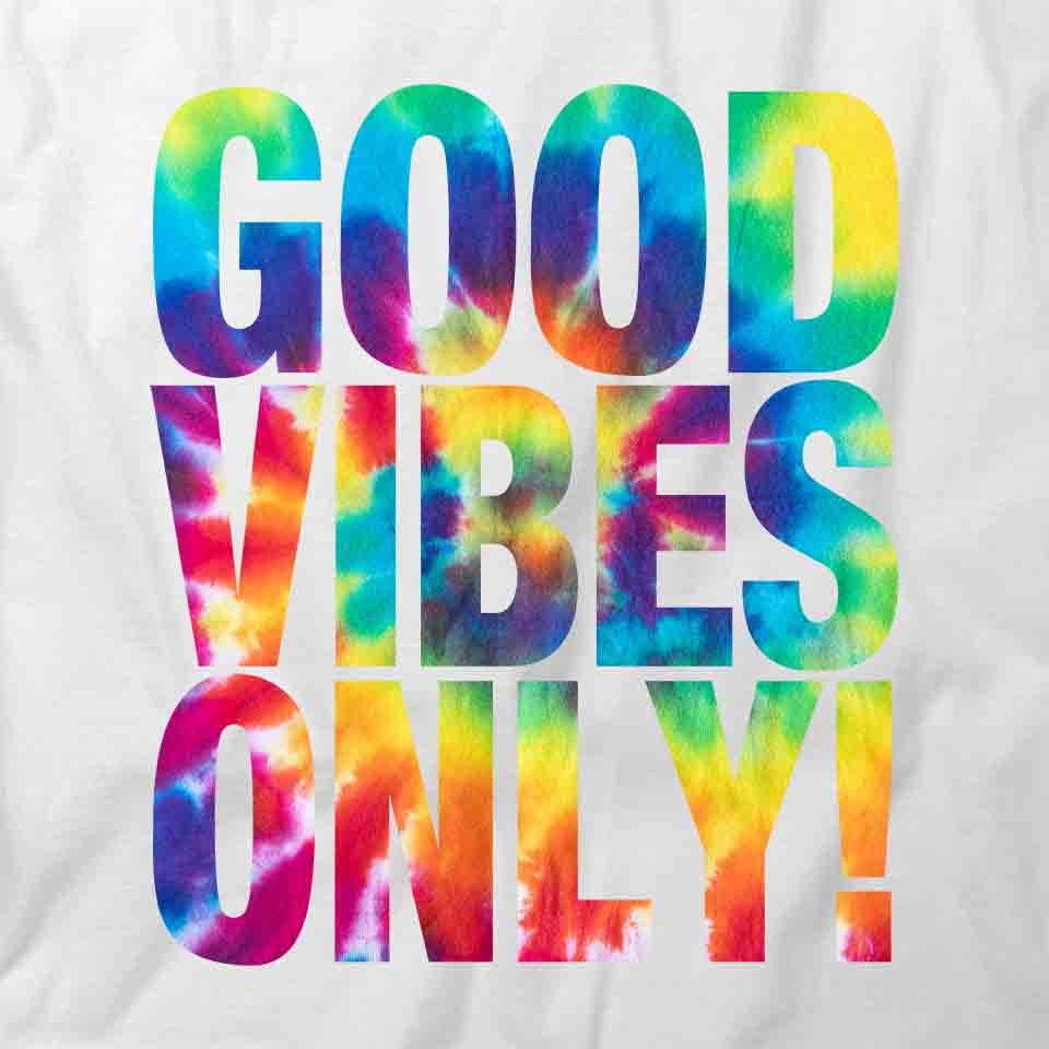 Good Vibes Only T-Shirt | Positive Vibes White Tee Gift - Walmart.com